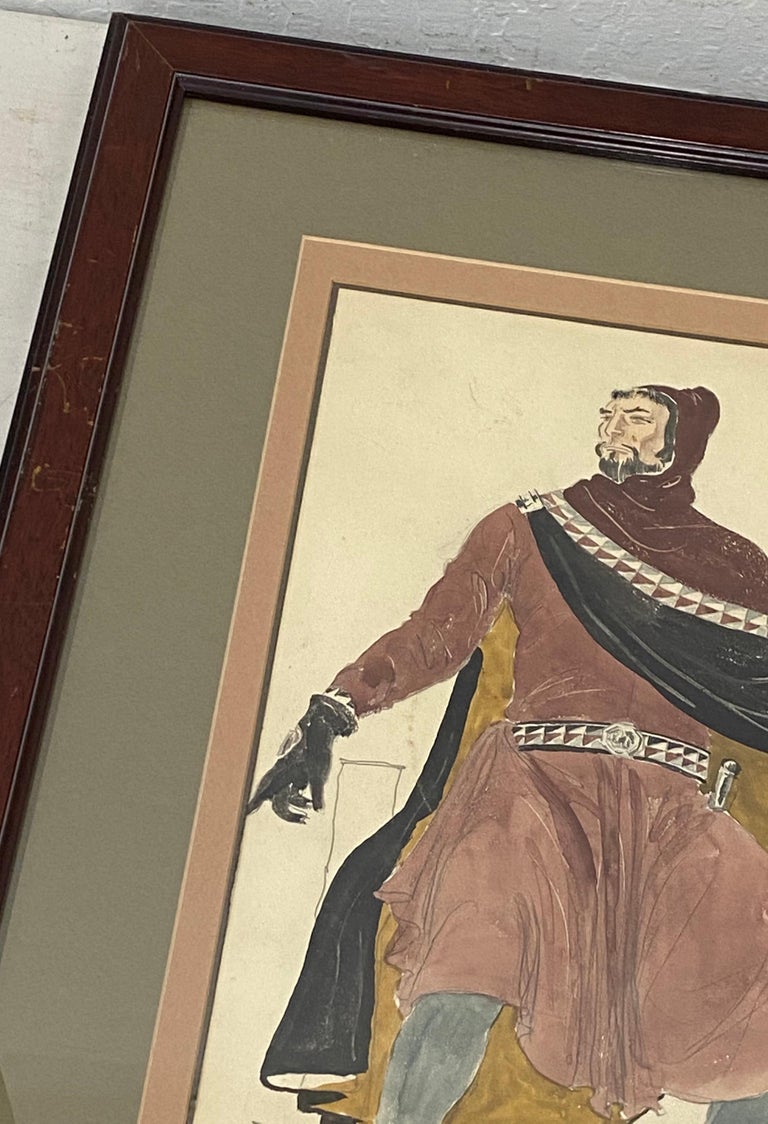 Roger Furse - Roger Furse "Waldemar Fitzurse - Ivanhoe" Original ...