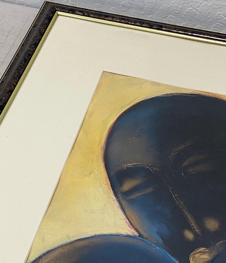 Maurice Evans - Maurice Evans Original Mixed Media Portrait 20th ...