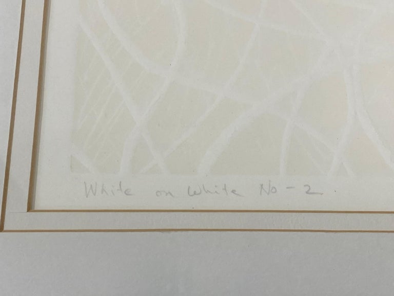 Ray Rapp - Ray Rapp "White on White #2" Signed Intaglio Print C.1981 at ...