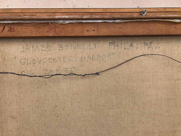 James Bonelli - James Bonelli "Gloucester Harbor" For Sale at 1stDibs