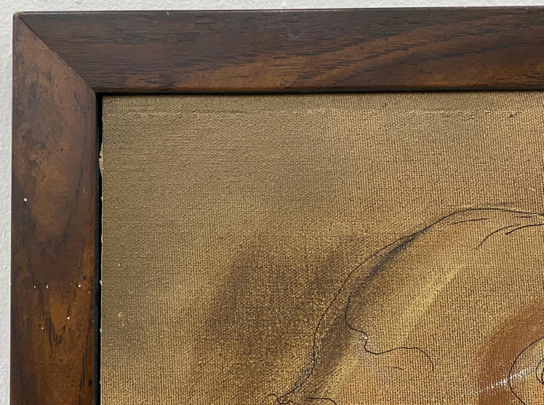 William McBride - William McBride "Daumier Heads" Original Oil on ...