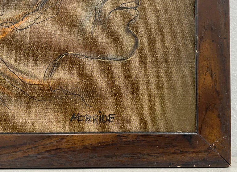 William McBride - William McBride "Daumier Heads" Original Oil on ...