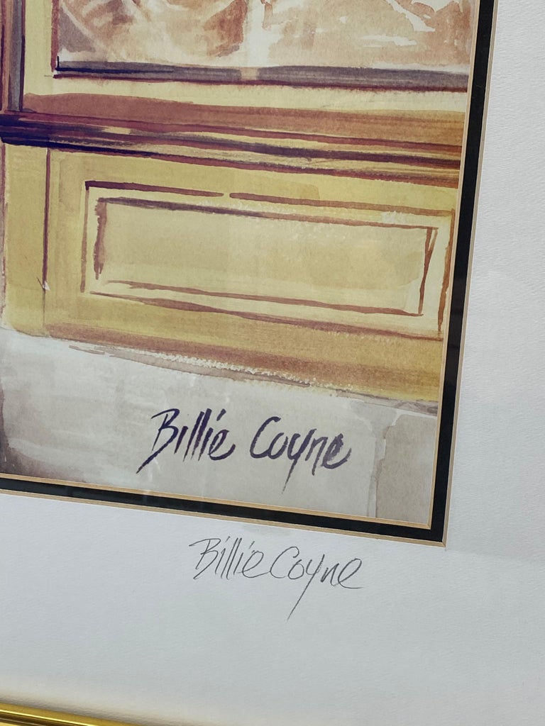 Billie Coyne 20th c - Billie Coyne "Boulangerie Kiss" Original Signed ...