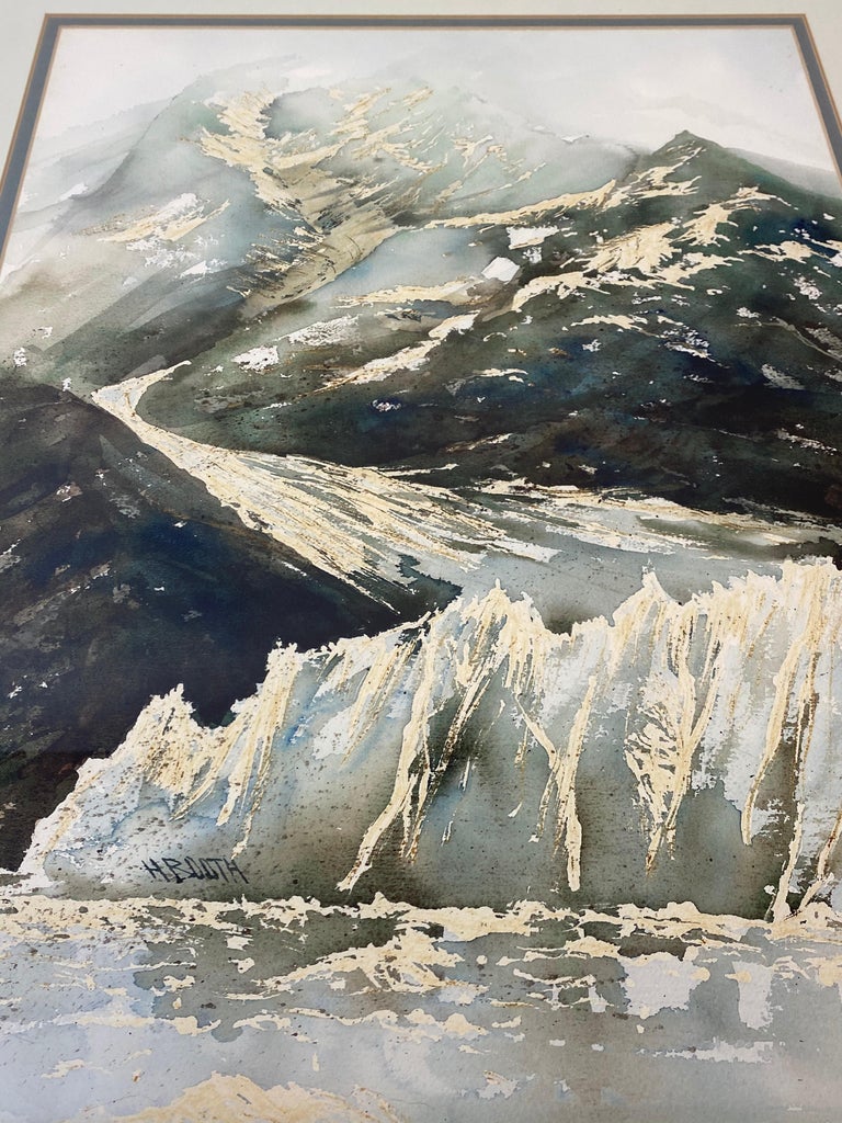 Harold Booth - Harold Booth (American, 20th C.) "Glacier Bay Original ...