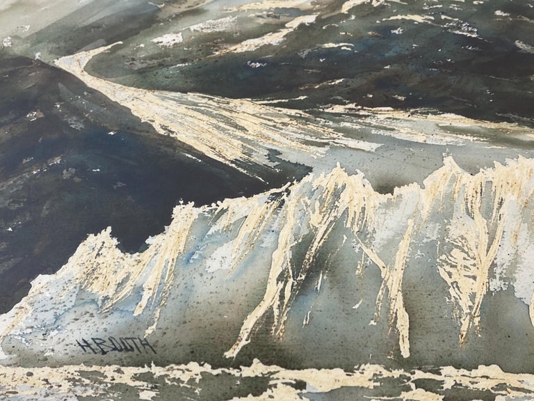 Harold Booth - Harold Booth (American, 20th C.) "Glacier Bay Original ...
