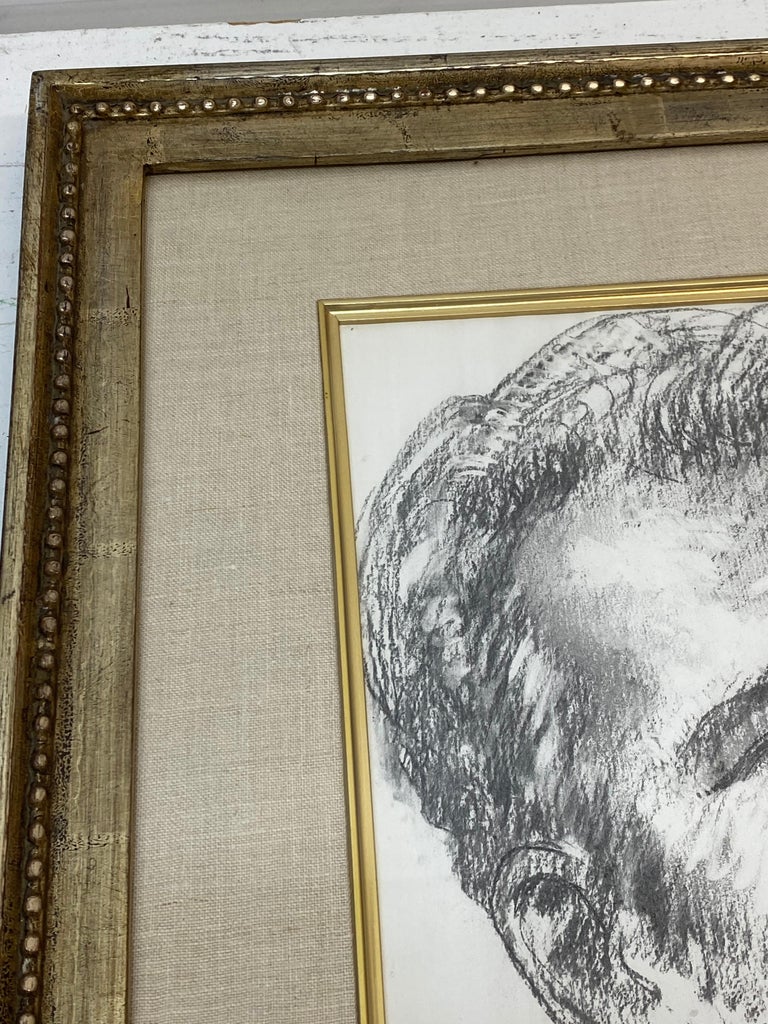 Leon Kroll - Leon Kroll Original Graphite Portrait of a Young Man c ...