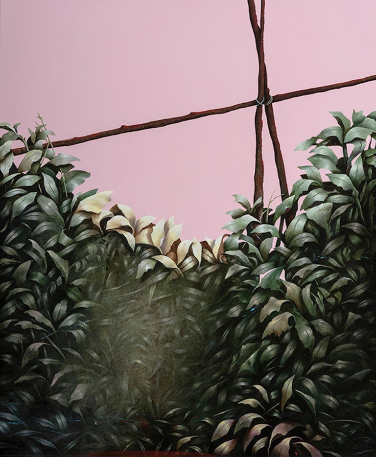 Jarek Wojcik - ''Wall 5'', Contemporary landscape painting on canvas ...
