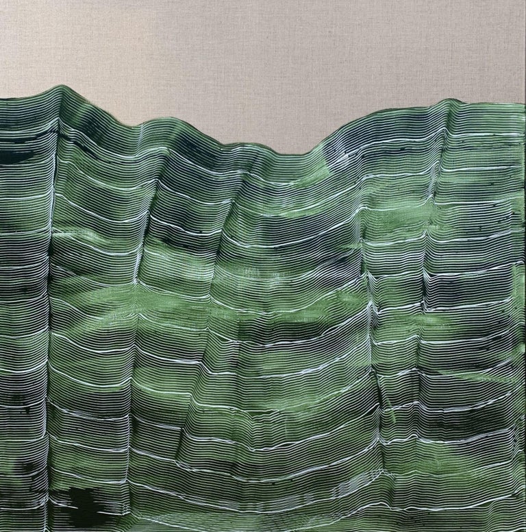 Maria José Benvenuto - 'Green strokes 2' by Maria Jose Benvenuto ...