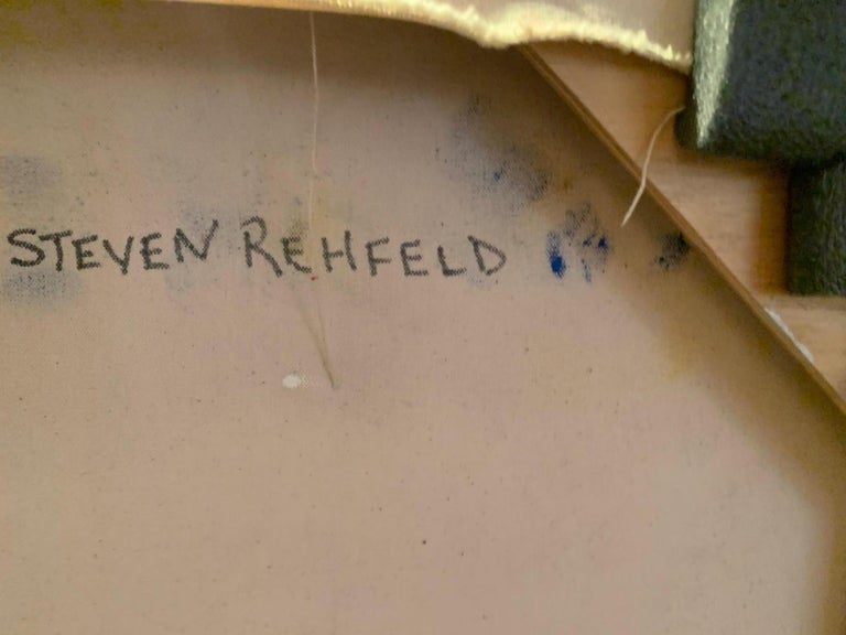 Steven H. Rehfeld - Untitled, Large colorful Still Life Mixed Media by ...