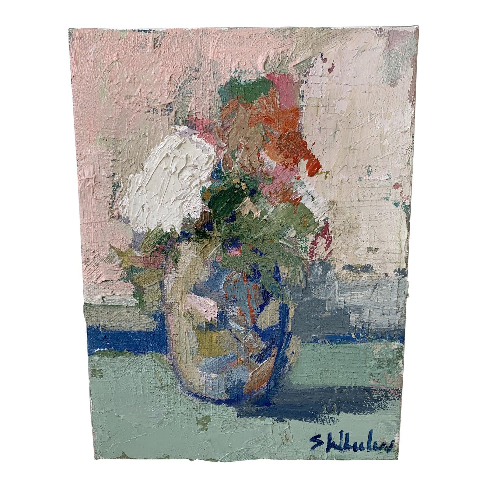 Stephanie Wheeler - “Verde” oil painting by S. Wheeler For Sale at 1stDibs