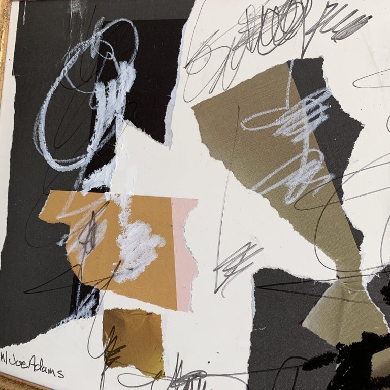 Joe Adams - Collage Art in Vintage Frame at 1stDibs | collage frames