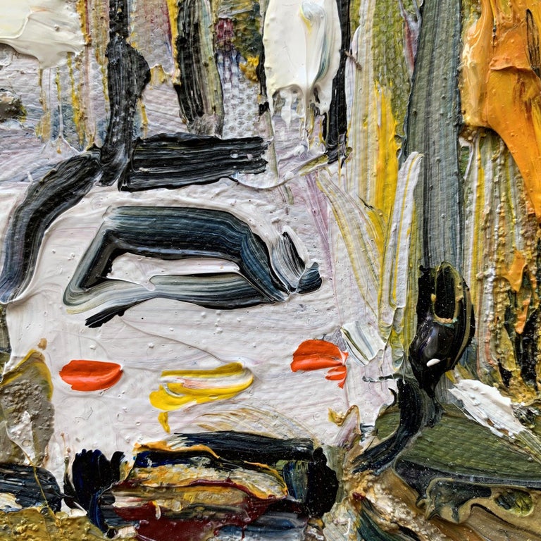 Ana Guzman - Cuban Street Scene Oil Painting For Sale at 1stDibs