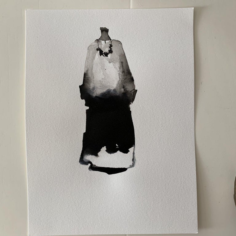 Jo Baskerville - Ink Wash Fashion Gown Series Signed at 1stDibs
