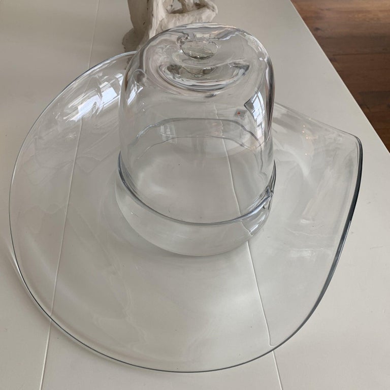 Blenko Glass - Vintage Blenko Glass Cowboy Hat at 1stDibs