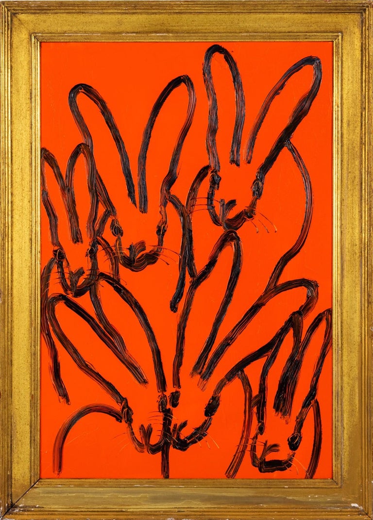 Hunt Slonem - 6 Red For Sale at 1stDibs