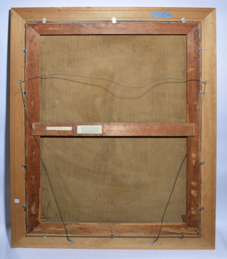 Cecil Clark Davis - Antique American Fashionable Woman Portrait Oil ...