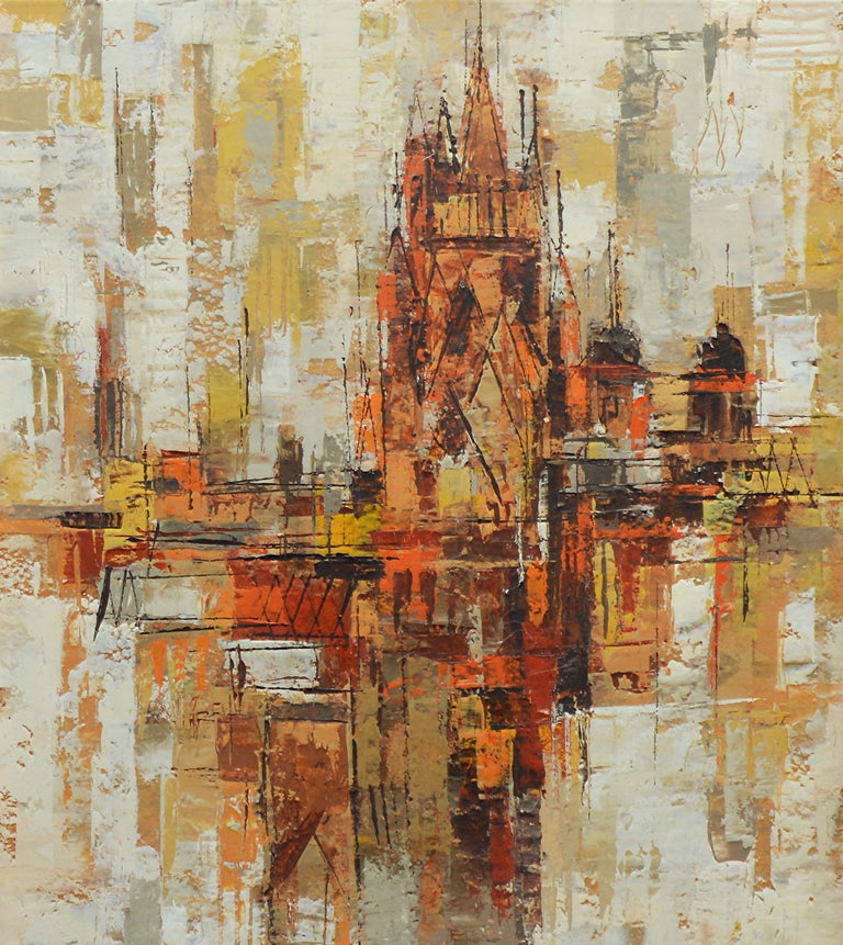 Fred Binder Samuelson - Mid Century Modern Abstract Expressionist ...