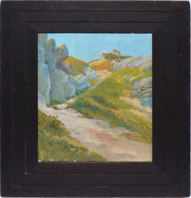 Walter G. Cleveland - Antique American Impressionist Beach Seascape Oil ...