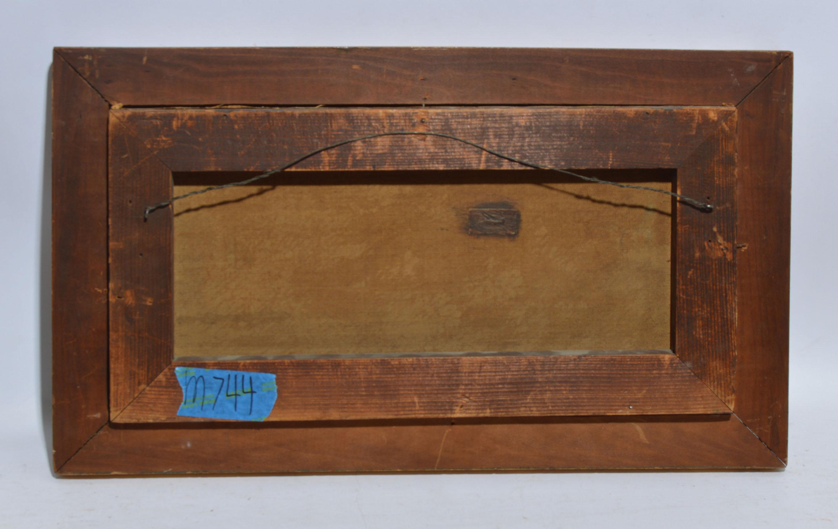 Josephine Bradstreet - Antique American Folk Art Barn and Chicken Oil ...