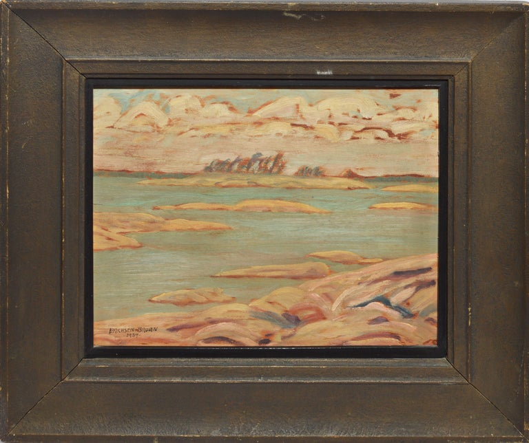 Frank Erichsen-Brown - Antique Canadian Modernist Lake Landscape Signed ...