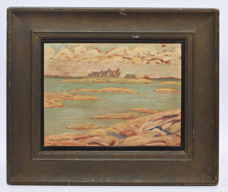 Frank Erichsen-Brown - Antique Canadian Modernist Lake Landscape Signed ...