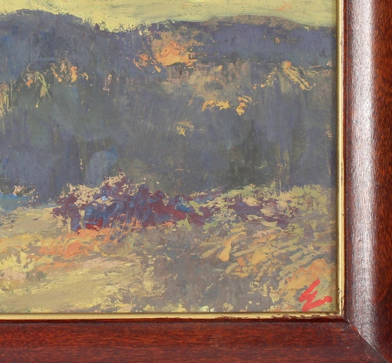 Joseph Eger - 1930's small landscape painting by New York Boston modern ...