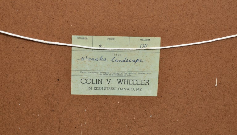 Colin Vernon Wheeler - Colin Wheeler Signed New Zealand Impressionist ...