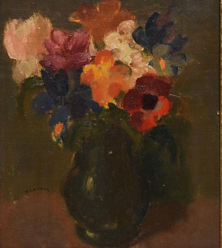 Ans Van Den Berg - Ans Van Den Berg, Dutch Modernist Flower Still Life ...