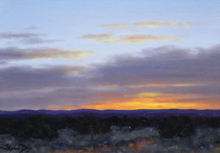 Stephen Day - American Impressionist Sunset Landscape Taos New Mexico ...