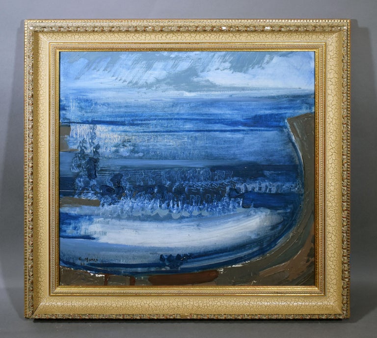 Emile Marze (born 1930) - Vintage Signed French Modernist Abstract ...