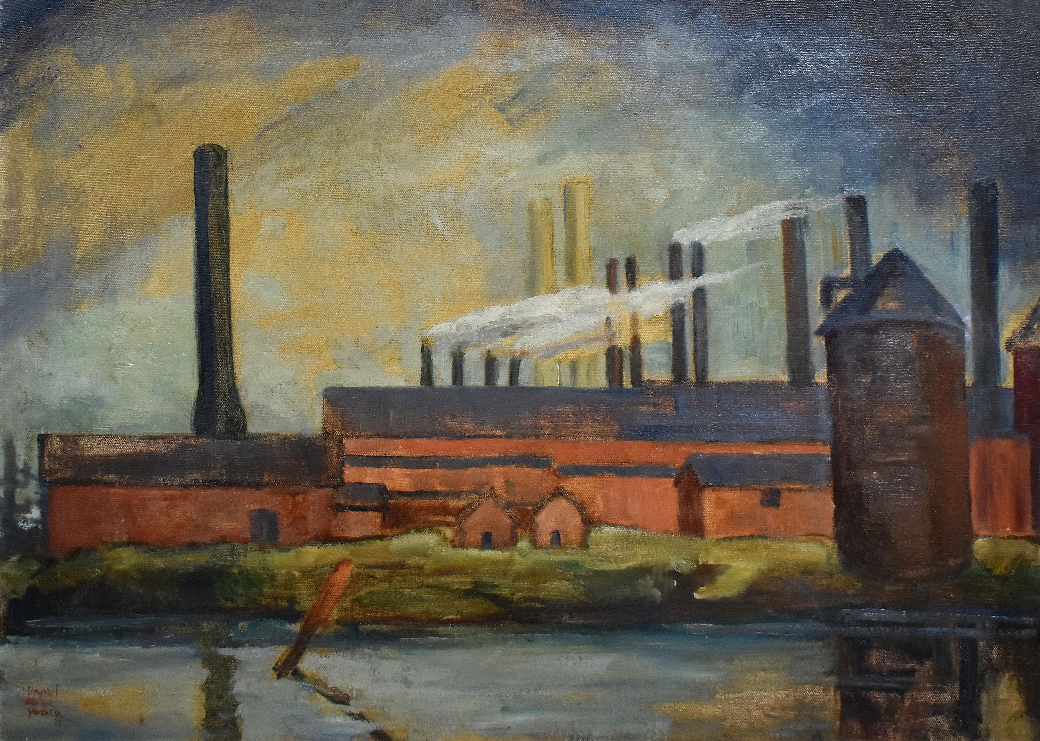 Daniel Yoder - Antique American Modernist Industrial Philadelphia ...