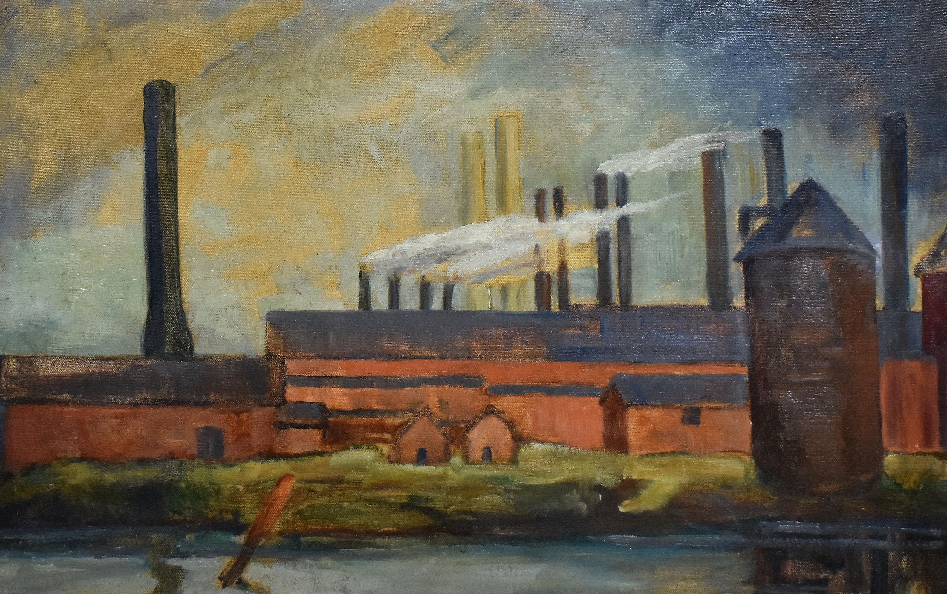 Daniel Yoder - Antique American Modernist Industrial Philadelphia ...
