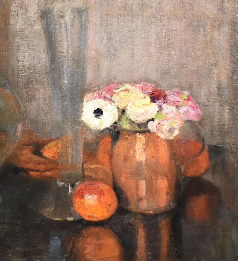 Louis Ritter - Antique American Impressionist Floral Kitchen Still Life ...