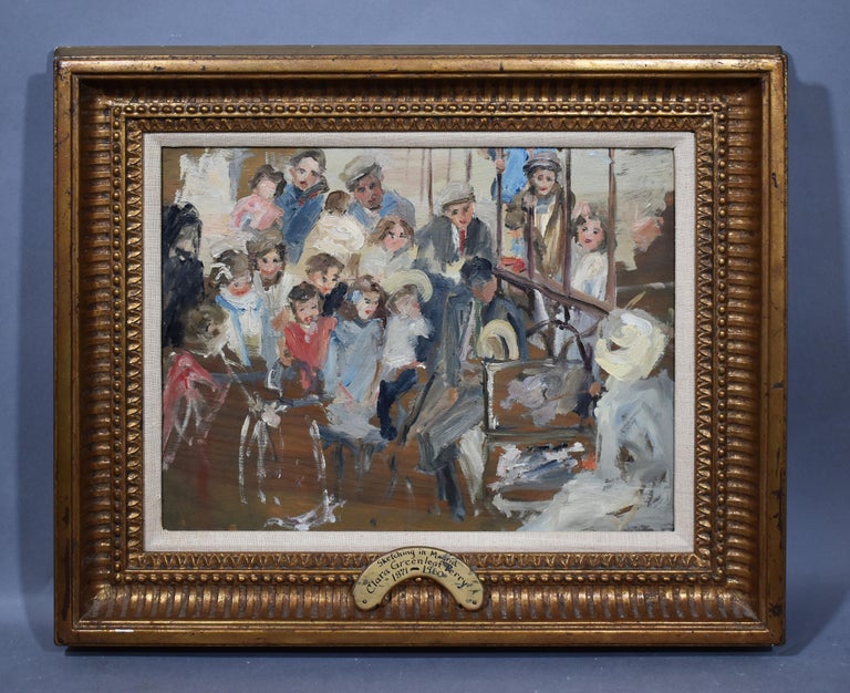 Clara Greenleaf Perry (1871 - 1960) - Artists Studio, Class in Madrid ...