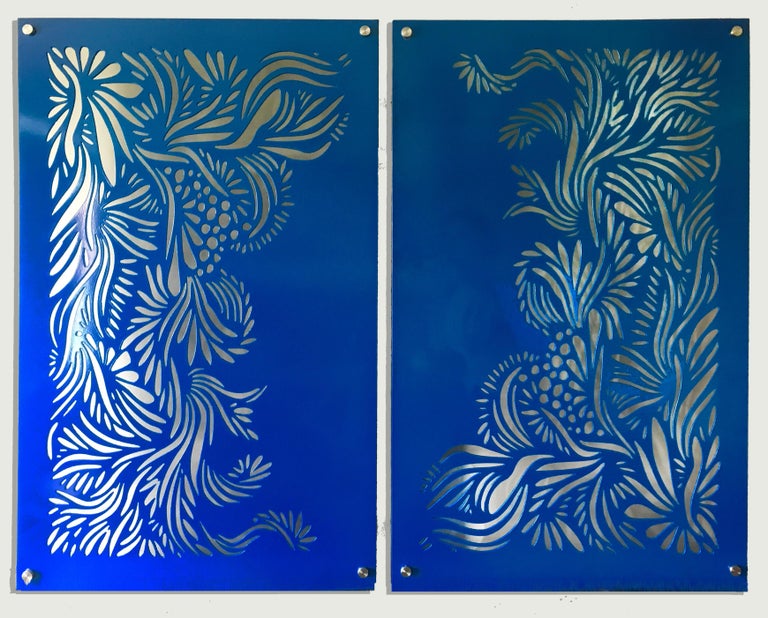 Kari Achatz - Contemporary Hand cut and pulled screen prints black and ...
