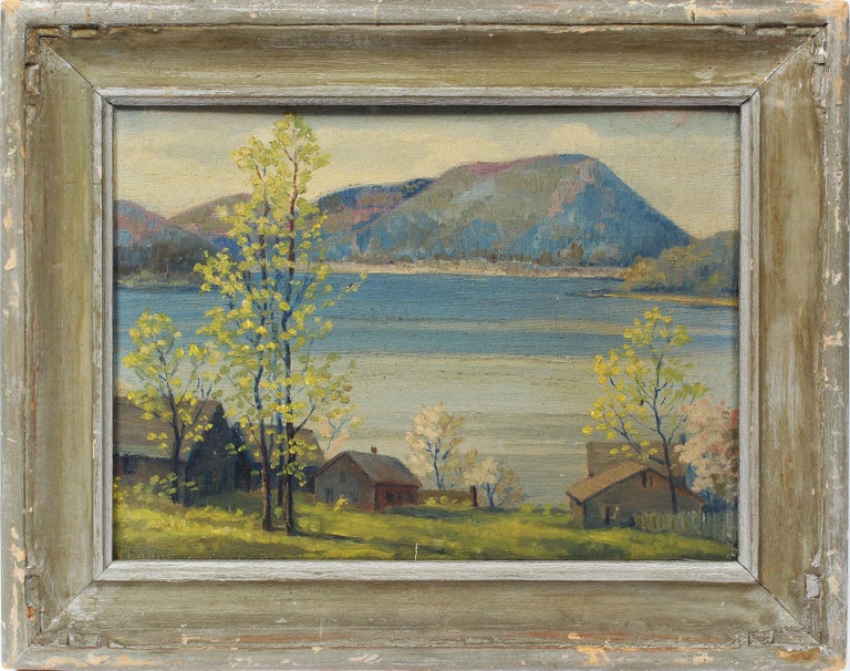 Claude Patterson - Antique American Impressionist Panoramic Summer ...