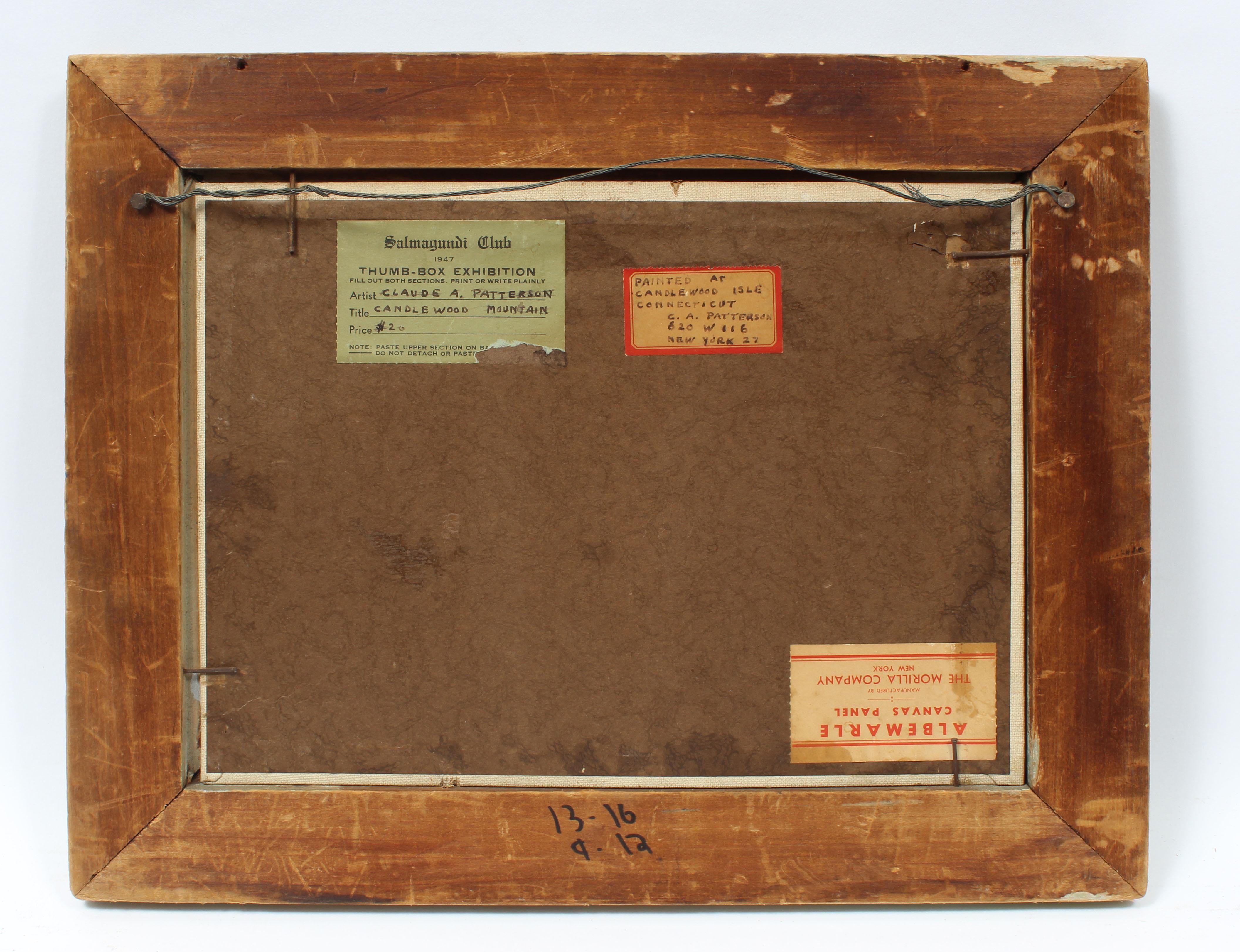 Claude Patterson - Antique American Impressionist Panoramic Summer ...