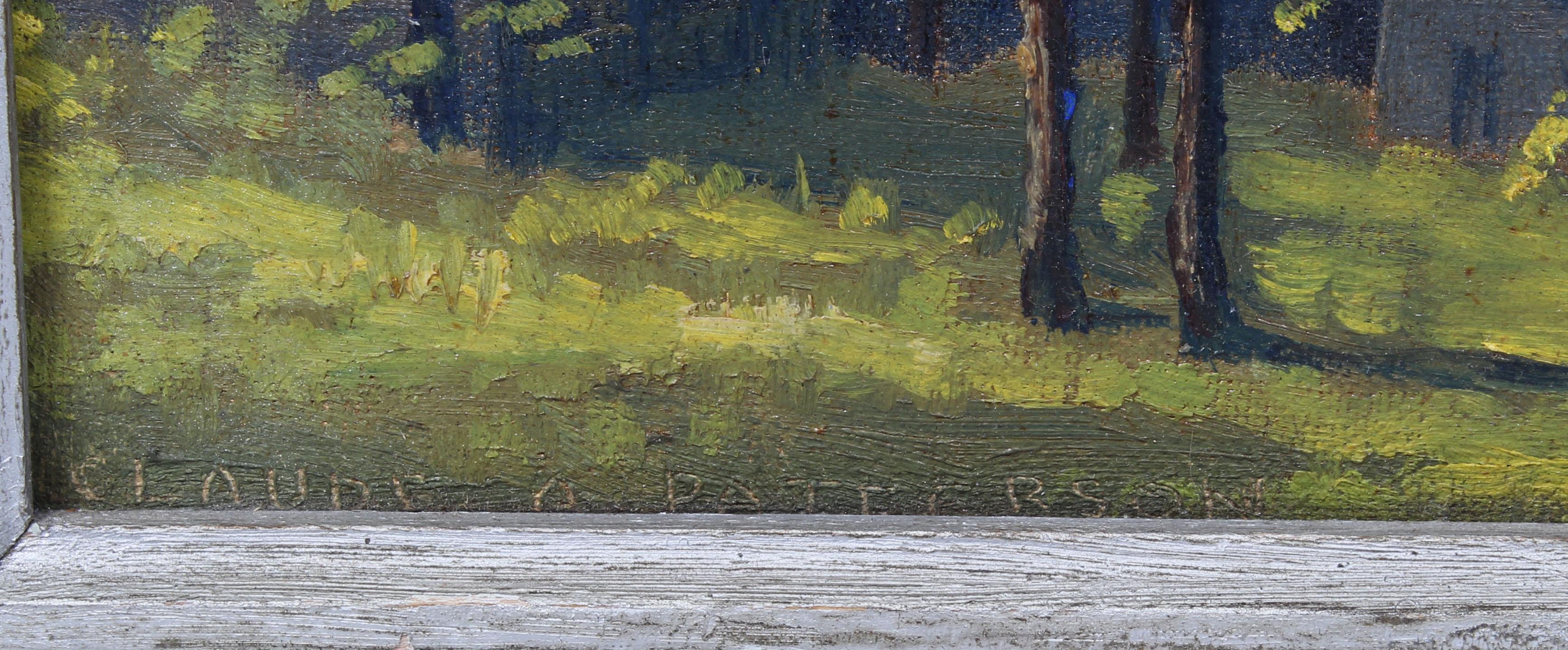 Claude Patterson - Antique American Impressionist Panoramic Summer ...