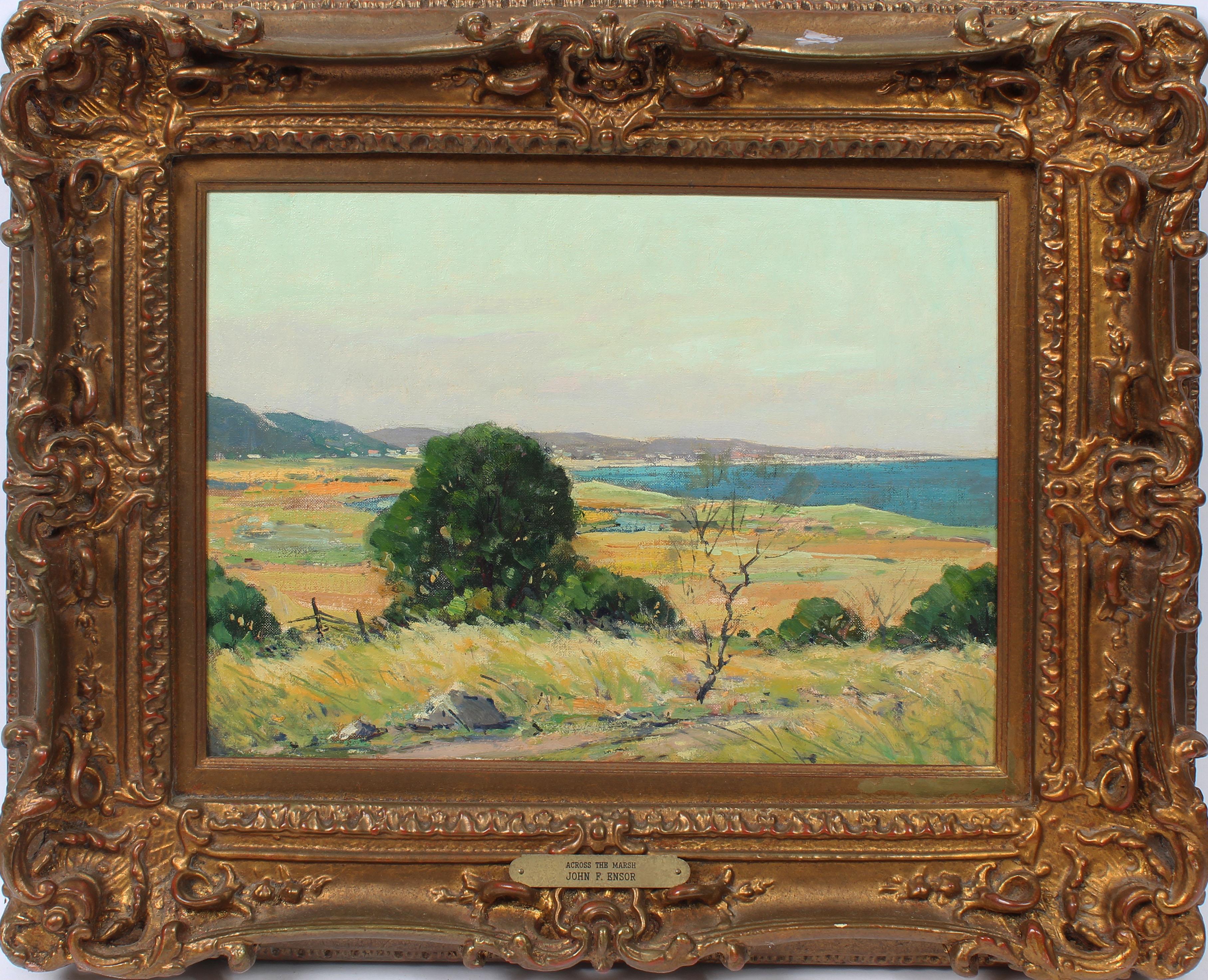 John Ensor - Antique Early Canadian Impressionist Panoramic Summer ...