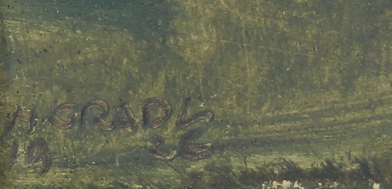 Hermann Gradl (1883 - 1964) - Antique German Impressionist Signed ...