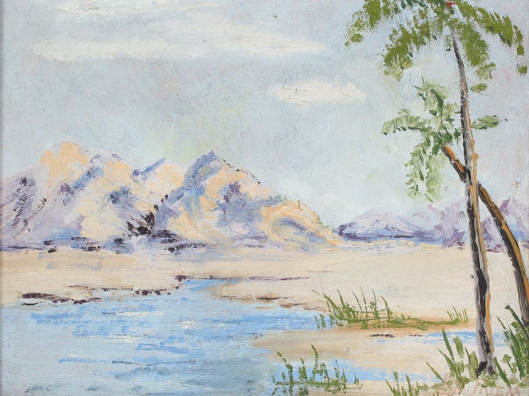 Herman C. Thiem - Antique American Impressionist Tropical Beach ...