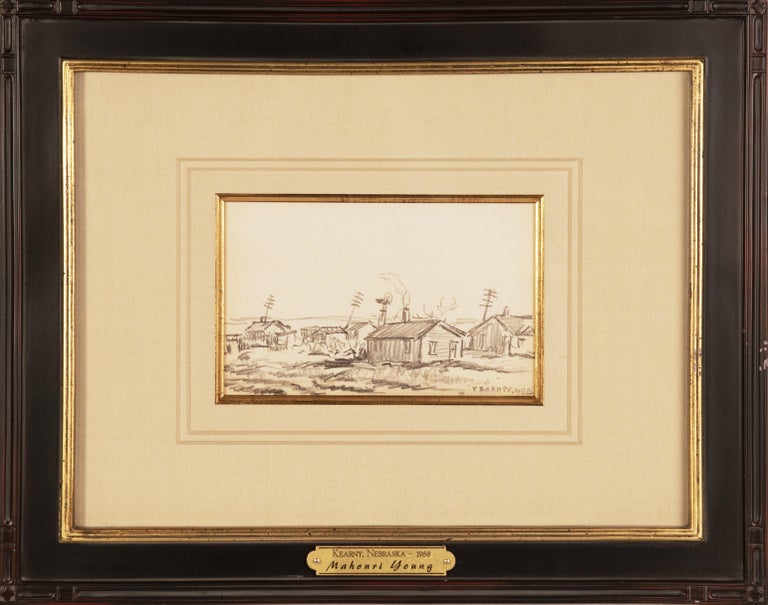 Mahonri Young - "Kearny, Nebraska" by Mahonri Young (1928) at 1stDibs