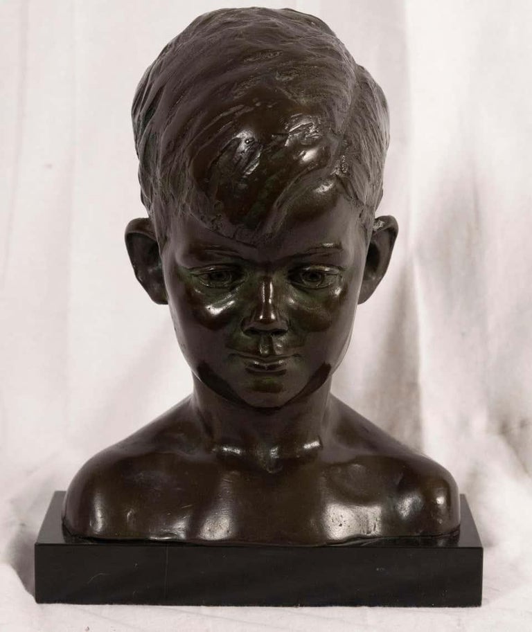 Nison Tregor – Buste Büste des jungen John F. Kennedy im Angebot bei ...
