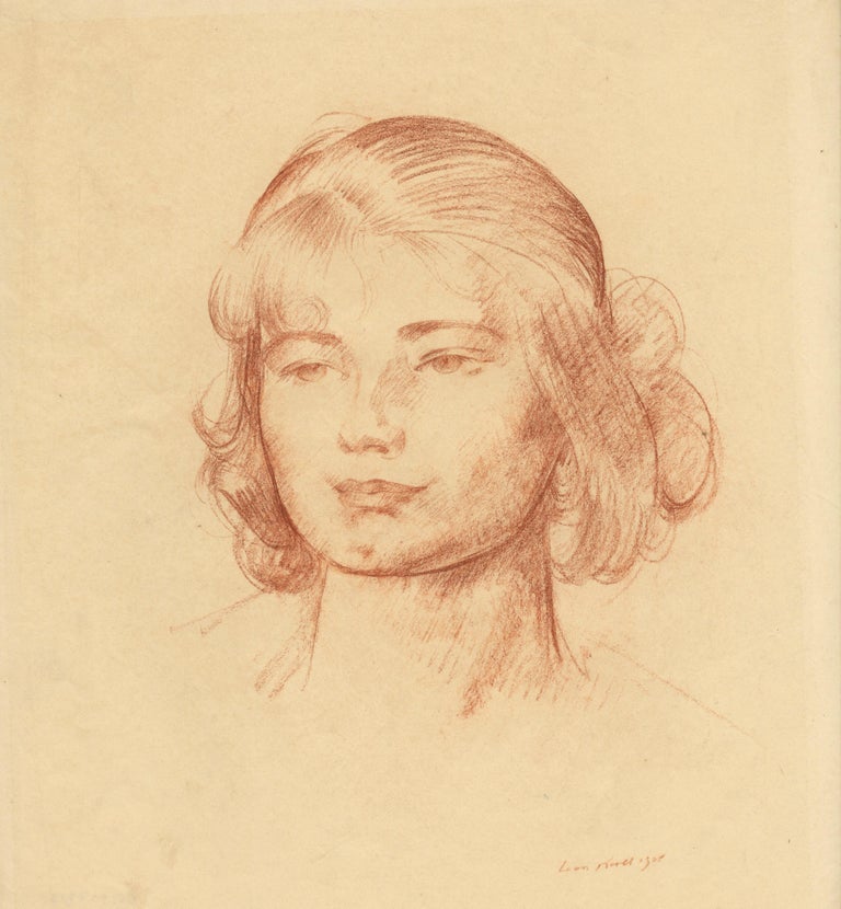 Leon Kroll - Head of a Woman (Margaret) For Sale at 1stDibs | margaret leon