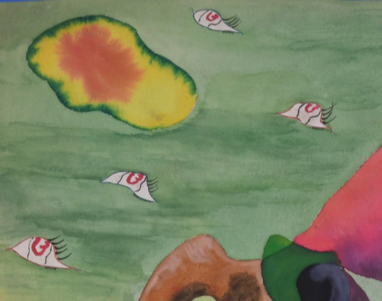 Charles Harris ( Beni Kosh ) - Surrealist landscape with organic shapes ...