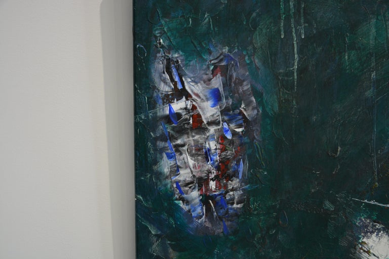 Gogi Gelantia - Obscure - Abstraction, Dark, Acrylic, Painting, 21st ...