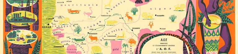 Alain Cornic - Original Afrique Occidentale - Africa horizontal vintage ...