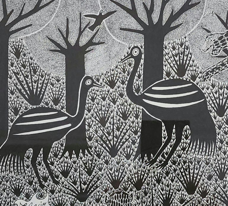 Efacio Alvarez - Paraguayan Ink Drawings from the Chaco #1, Paper ...