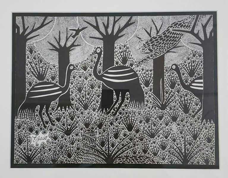 Efacio Alvarez - Paraguayan Ink Drawings from the Chaco #1, Paper ...