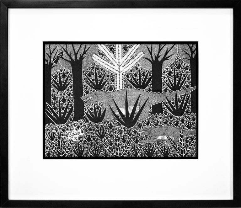 Efacio Alvarez - Paraguayan Ink Drawings from the Chaco #8, Paper ...